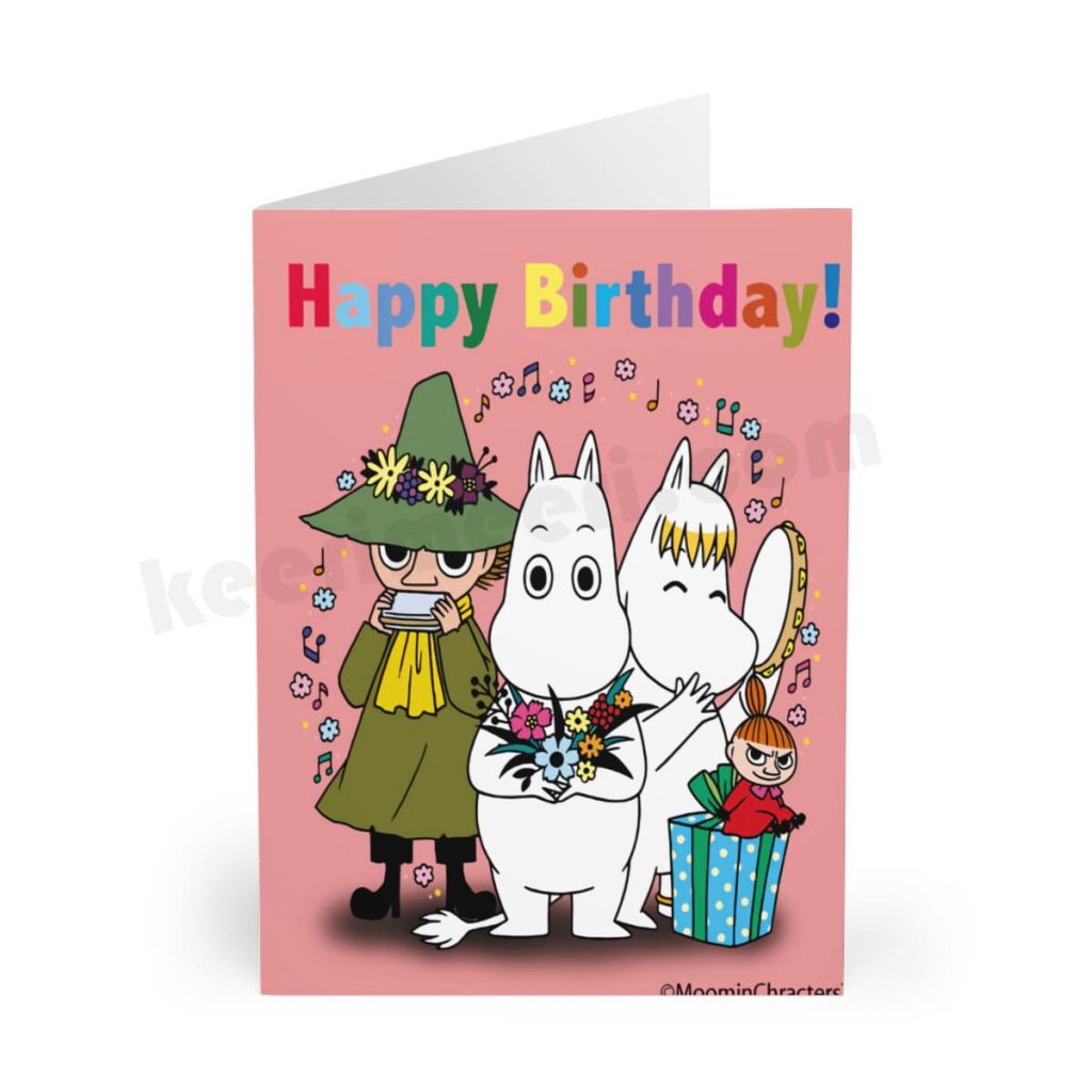 MOOMIN Birthday Card – كيري ميري