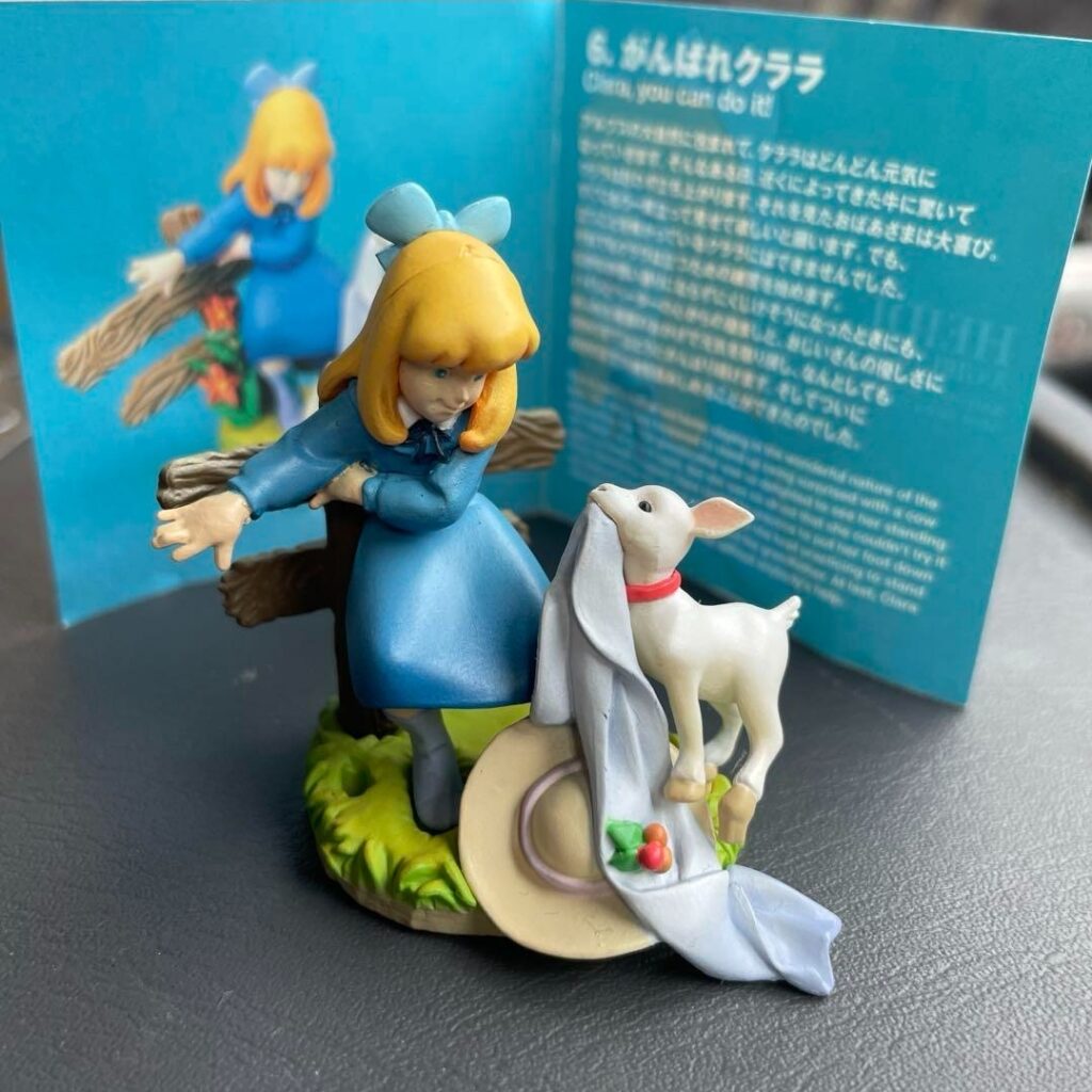Heidi Girl of the Alps Mini Vignette Figure Clara You can do it Kaiyodo ...